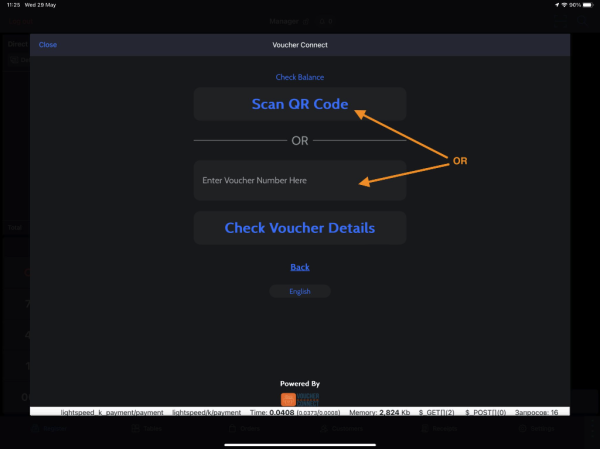 How to Check Voucher Details from Lightspeed K-Series - Voucher Connect