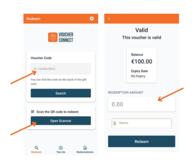 How to Redeem in the Voucher Connect App - Voucher Connect